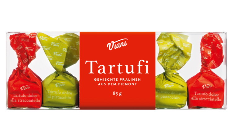 Tartufi dolci al pistacchio e alla stracciatella, Viani - Viani