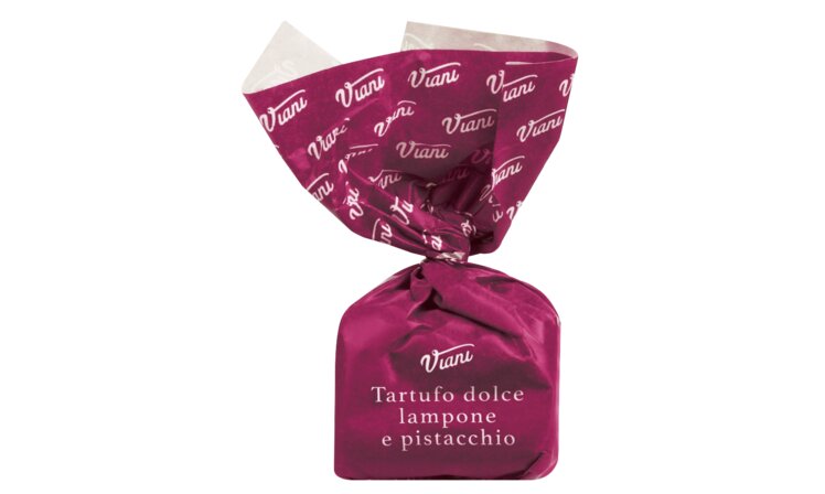 Tartufi dolci lampone e pistacchio, lose, Viani - Viani
